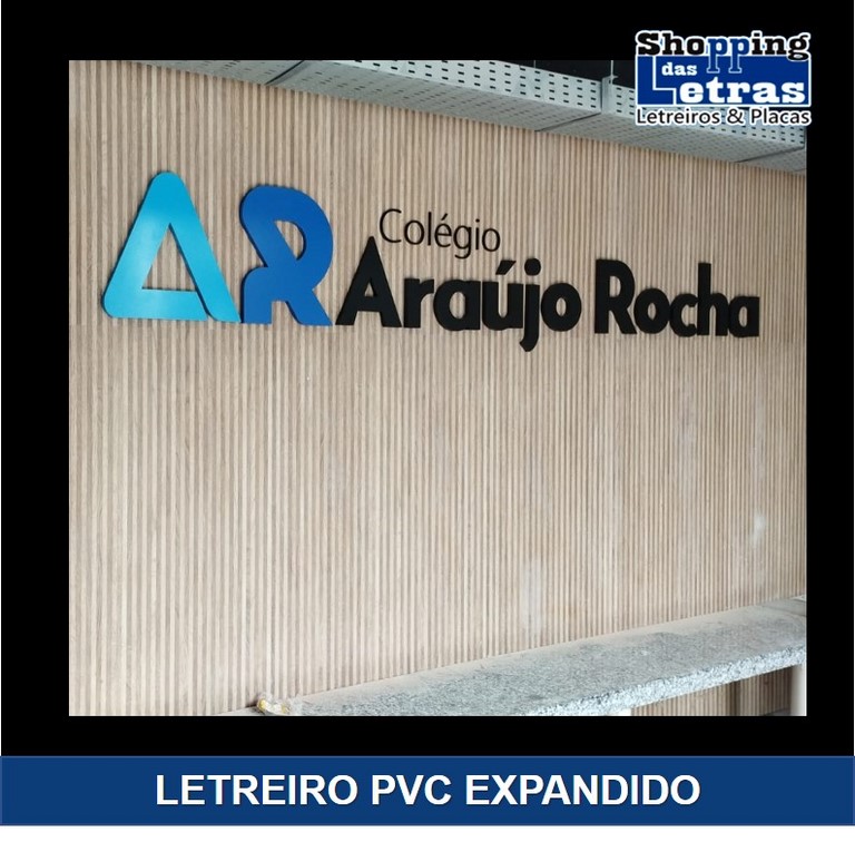 PVC Expandido - Letras Caixa | Shoppping das Letras