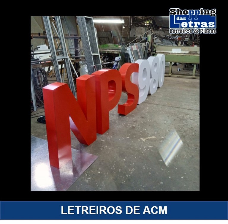 ACM - Letreiros | Shopping das Letras