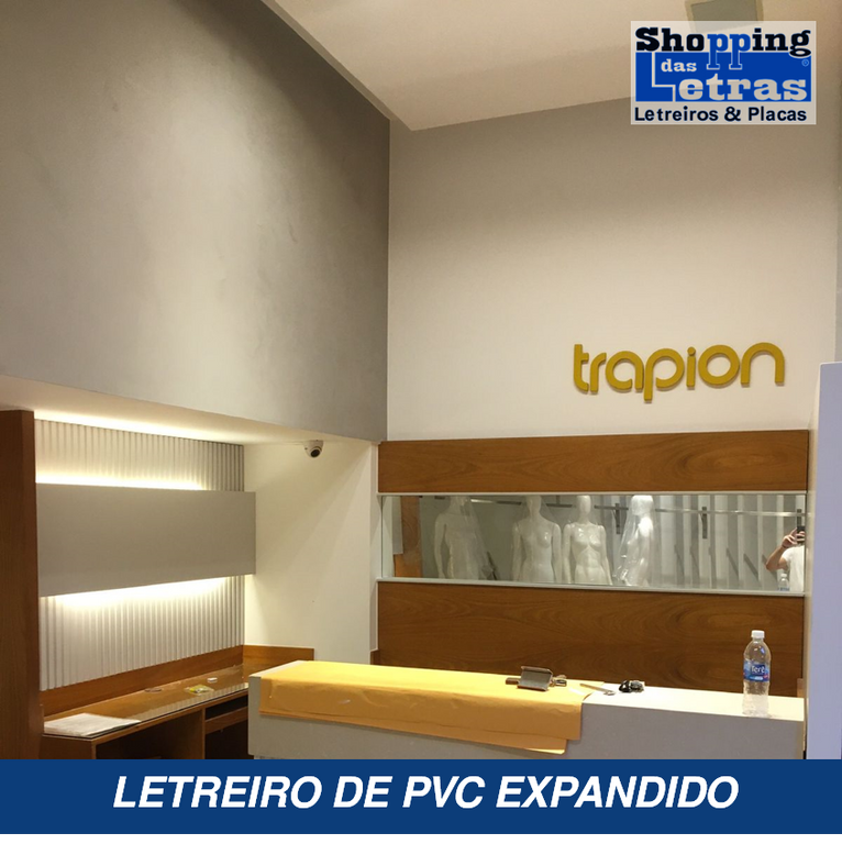 PVC Expandido - Letras Caixa | Shoppping das Letras